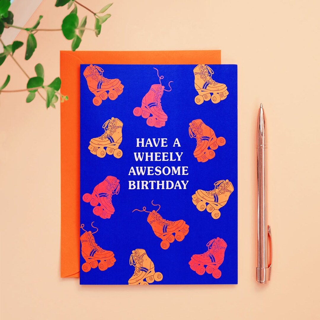 Have A Wheely Awesome Birthday Card - Etsy