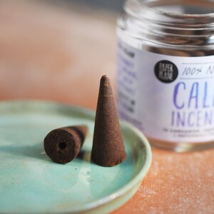 Calm Incense Jar of Incense Cones - Plant Based, Vegan - Etsy
