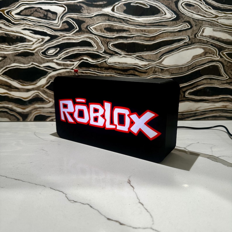 Customizable RGB Lightbox | 3D Printed Roblox, Forsaken & Other Gamer ...