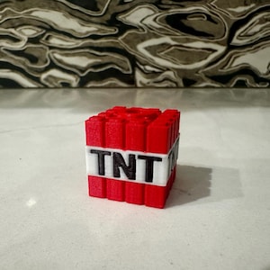 BOOM! Mine - TNT Candle Holder- Craft –gamer Cake Topper – Kids ...