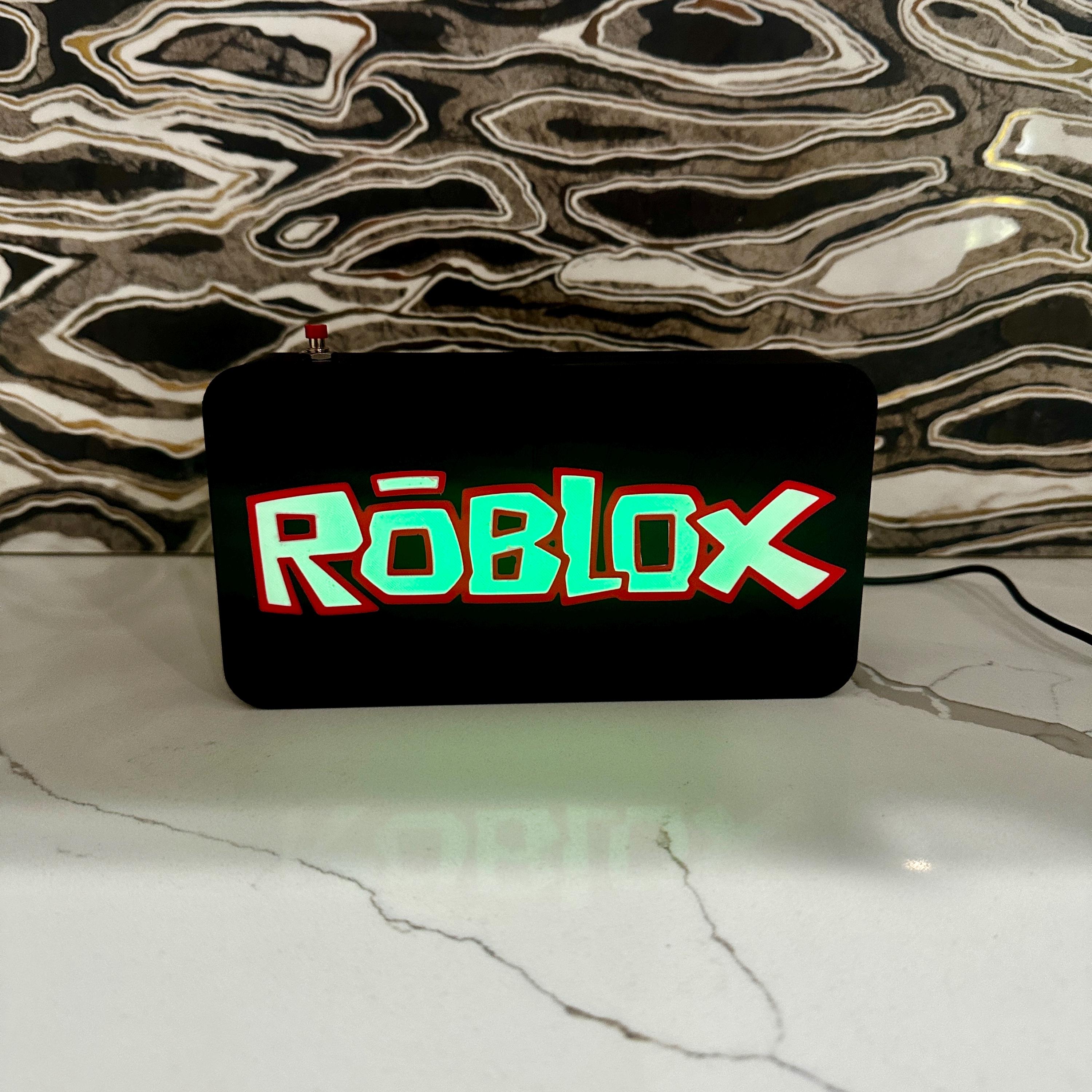 Customizable RGB Lightbox | 3D Printed Roblox, Forsaken & Other Gamer ...