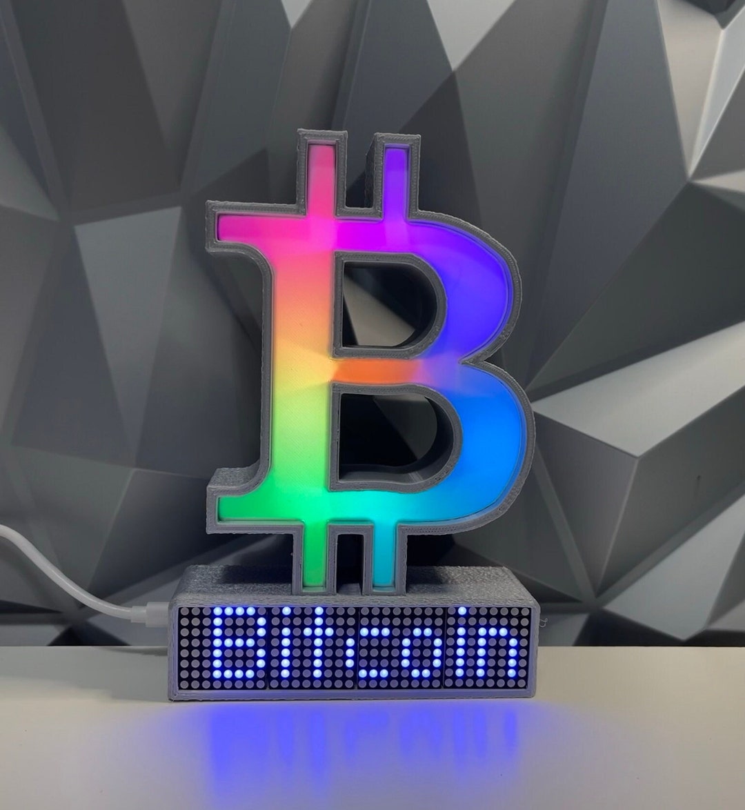 Crypto Ticker Bitcoin Matrix Display Wi-fi - Etsy