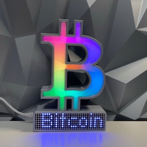 Crypto Ticker Bitcoin Matrix Display Wi-fi - Etsy