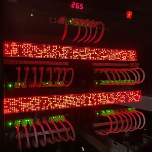 19inch 1RU Network Server Rack Mount Led Matrix Display Stocks, Etfs ...