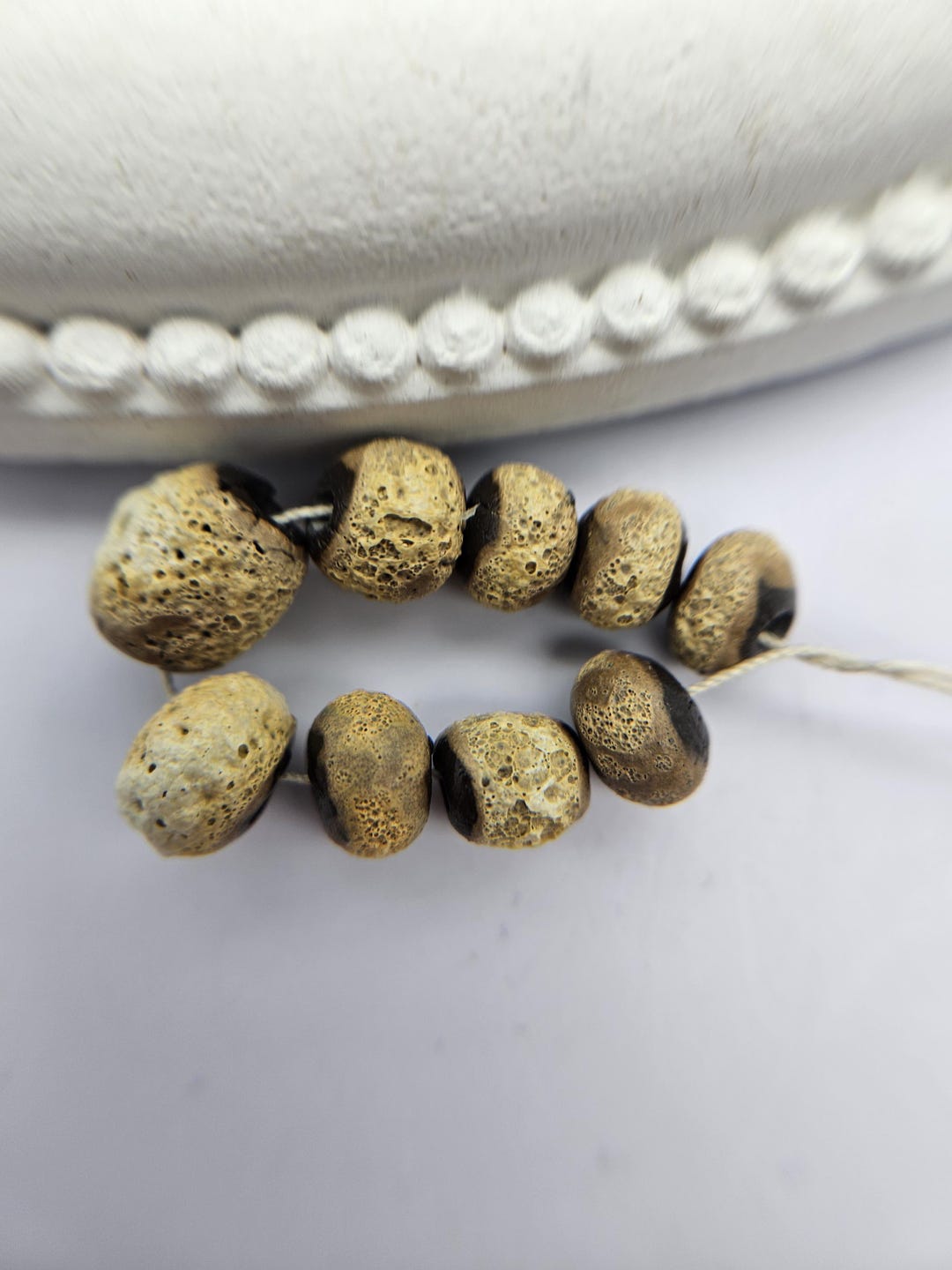 Ceramic Raw Lava Components for Jewelry Making Ceramic Beads Zolanna ...