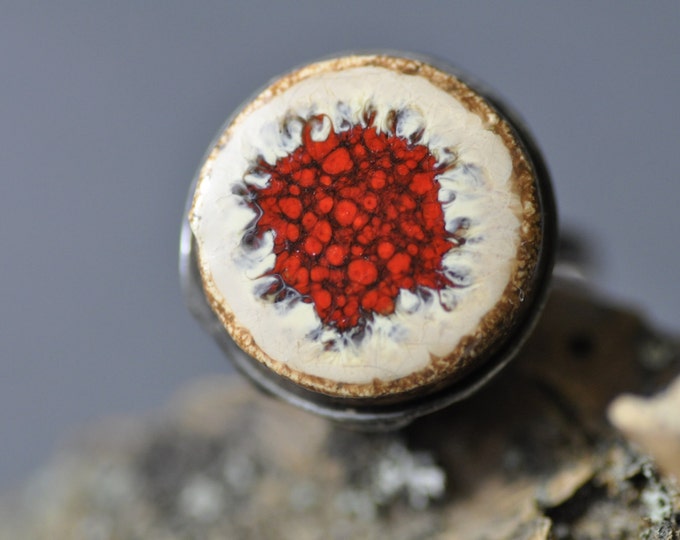 Statement Ring Adjustable Ceramic Ring Handmade Ring /boho - Etsy