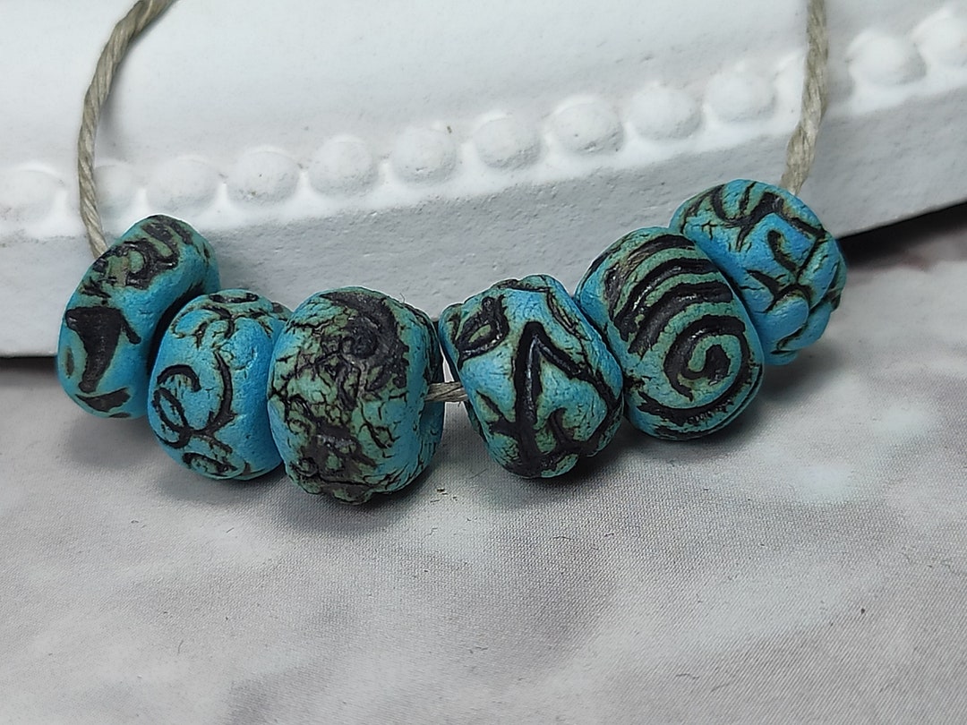 Handcrafted Ceramic Beads Ceramic Components Elements Zolanna Porcelain ...