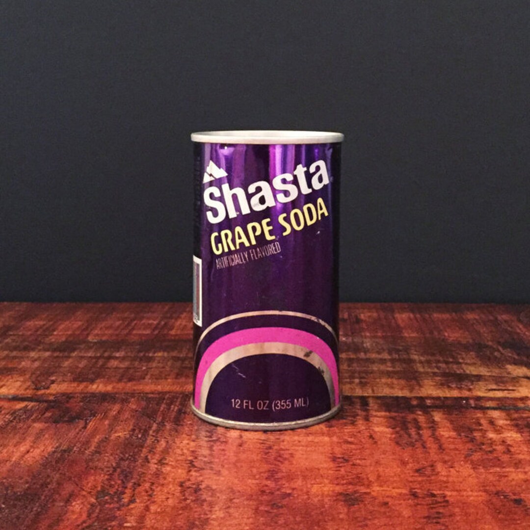 Soy Candle in Vintage Shasta GRAPE SODA Can - Etsy