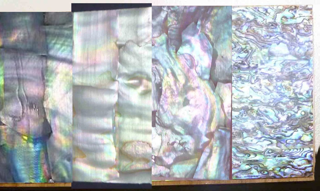 4 Color Variety Combination Shell INLAY OVERLAY Luthier Scrapbooking ...