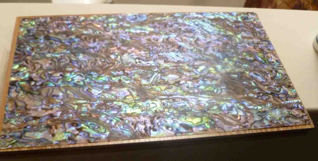 Purple Paua Abalone Sheet INLAY OVERLAY Luthier Scrapbooking Lures ...