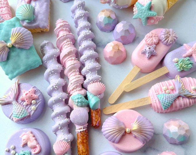 Mermaid Party Treat Package – Magical Under the Sea Birthday Treats ...