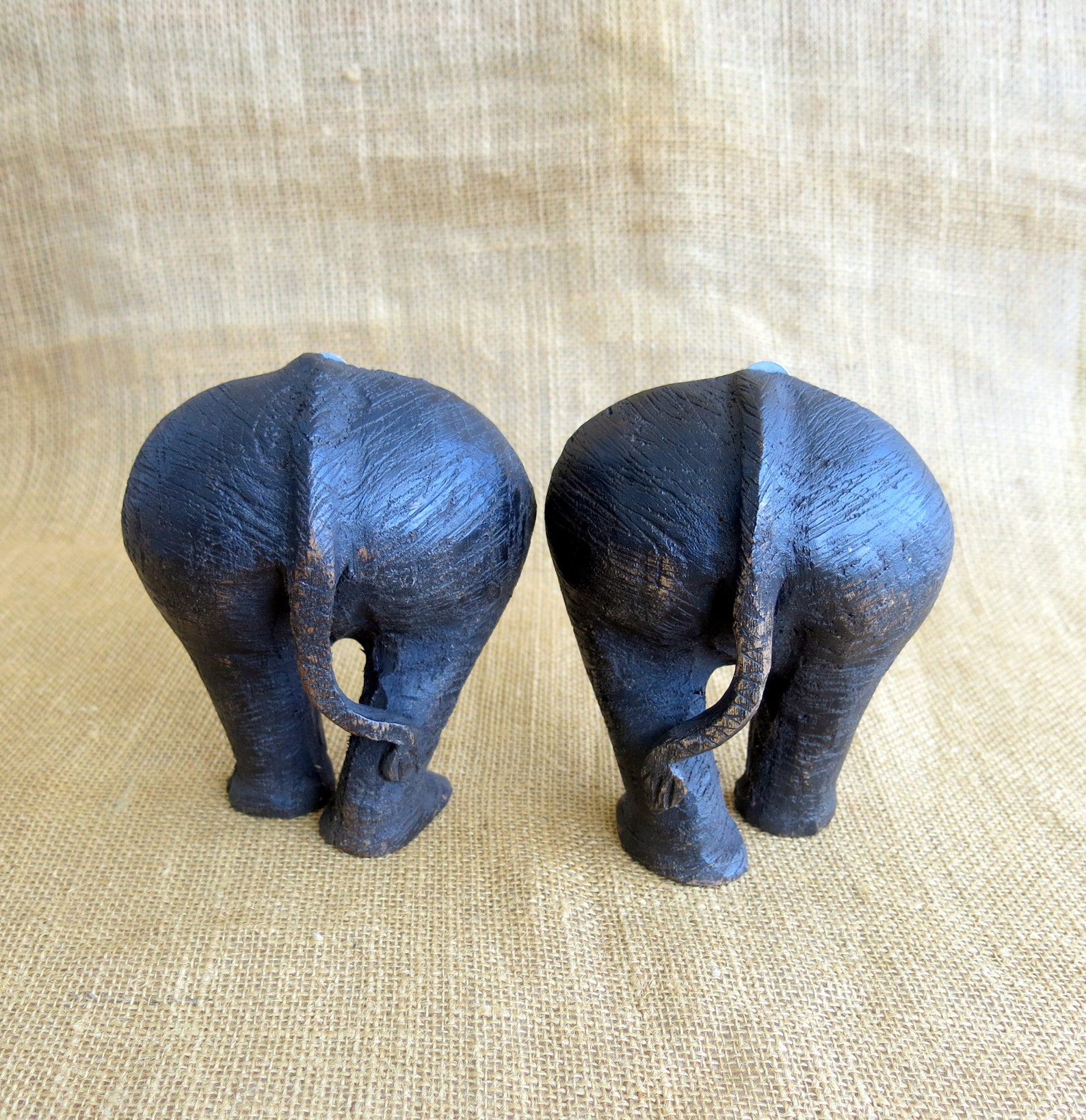 Carved Wood Elephant Wood Carving Elephant Carving Wall | Etsy