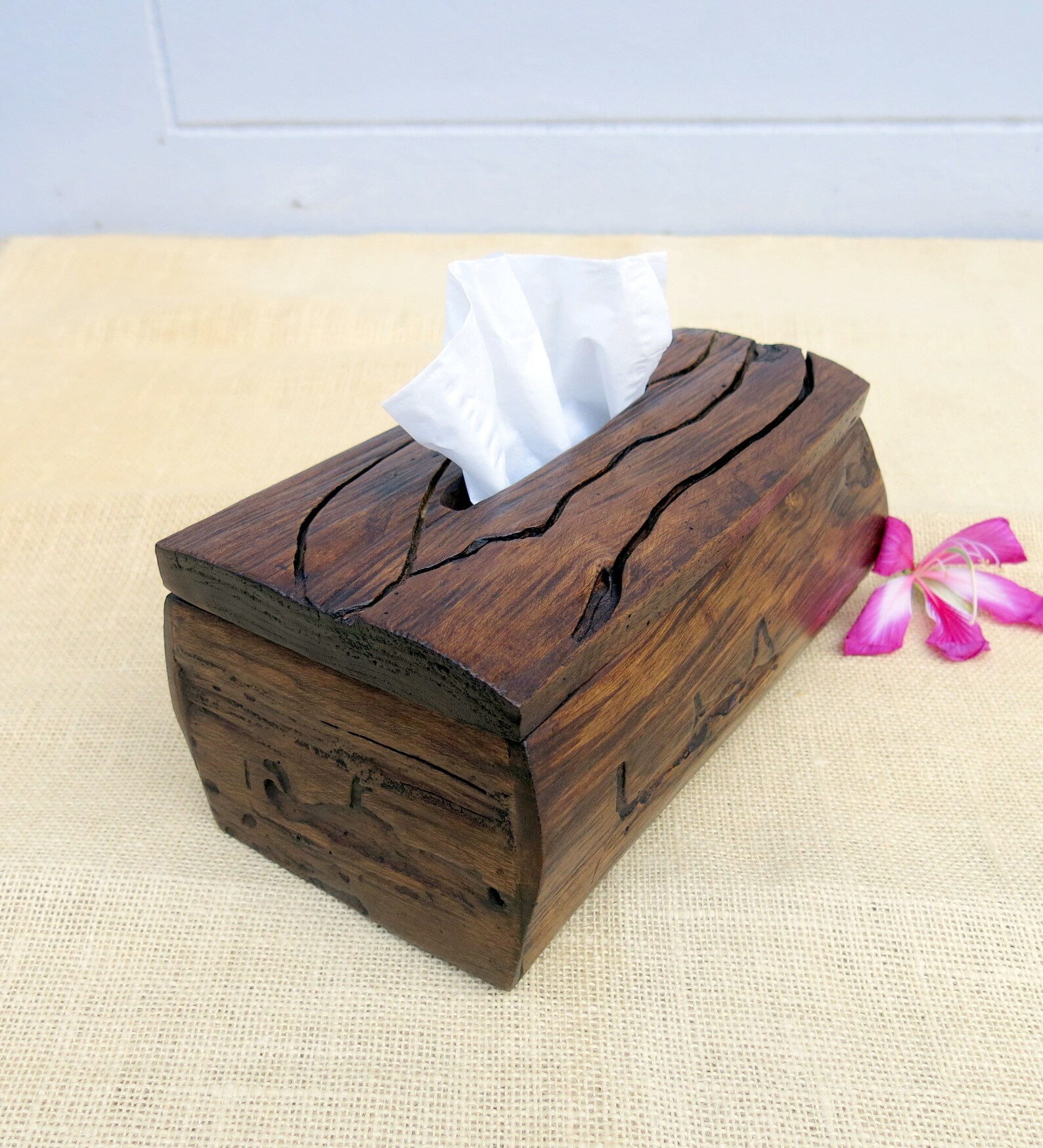 Tissue Box Cover, Tissue Box Holder, Wooden Tissue Box, Tissue Box ...