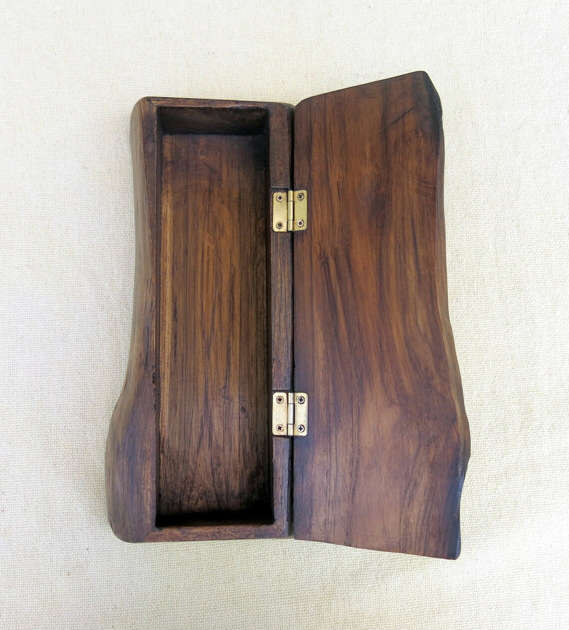 Brown Wooden Box Jewelry Box Rustic Wooden Box Driftwood | Etsy