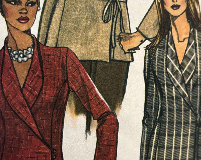 Wrap Jacket Pattern With Variations---very Easy Vogue 7941---sizes 16 ...