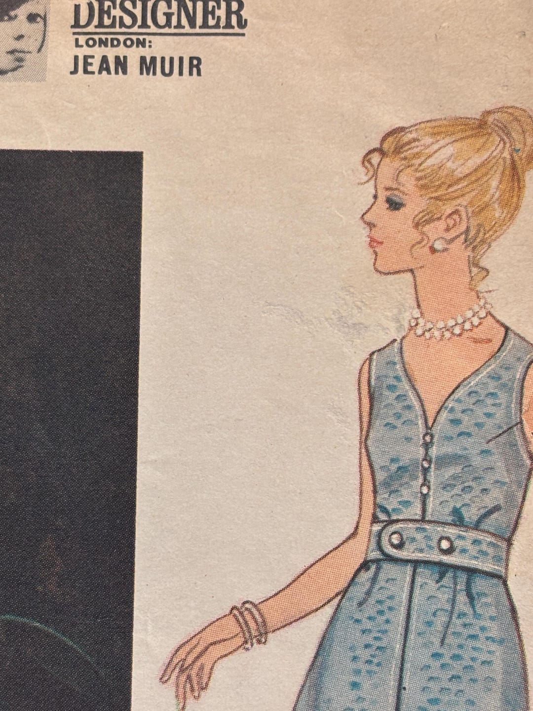 Vintage 1970's A-line Dress, Jumper and Blouse Pattern by Jean Muir ...