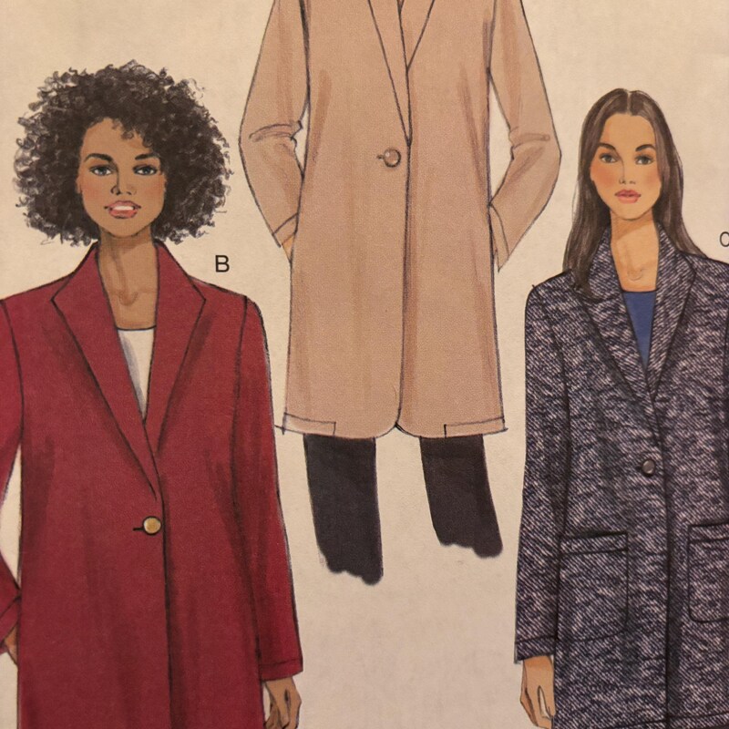 Vogue Jacket Pattern - Etsy