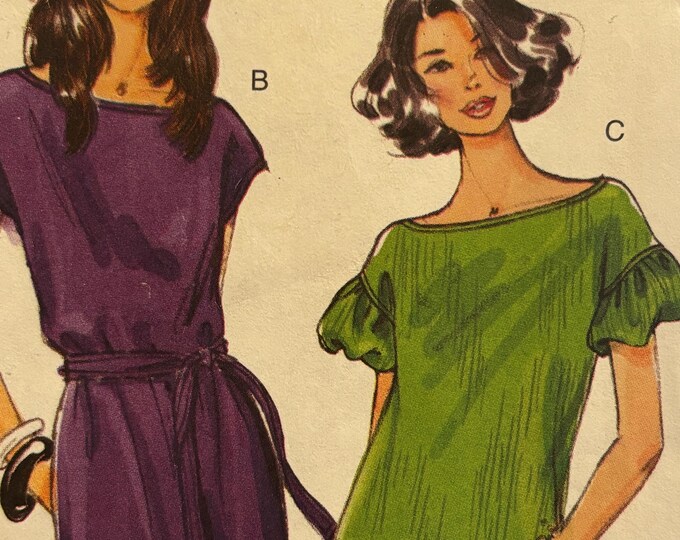 Cute Very Easy Dress Pattern---butterick 5211---sizes 16-24 Bust 38 ...