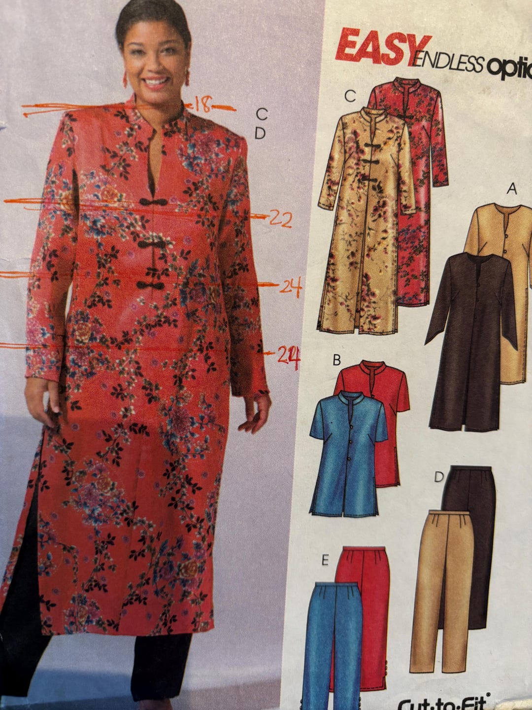 Gorgeous Asian Inspired Cheongsam Style Tunic in Three Lengths and ...