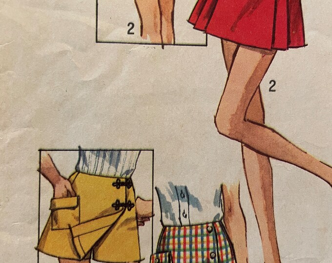 Simplicity 8877 waist 22 Vintage 1970s Sewing Pattern 1970 70s Sewing ...