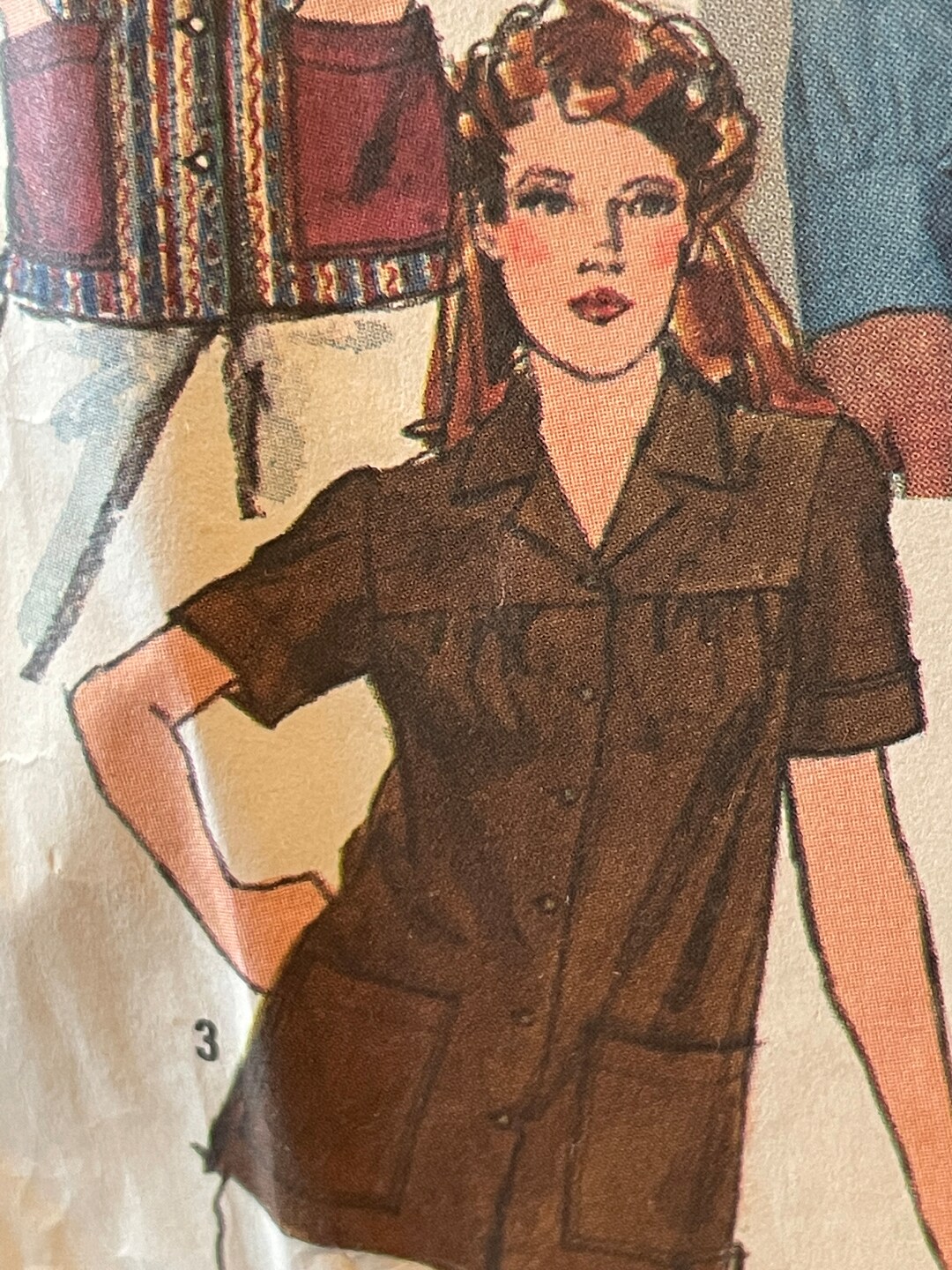 Vintage 1970's Smock Top Patternsimplicity 9729sizes 18-20 Bust 40 Thru ...