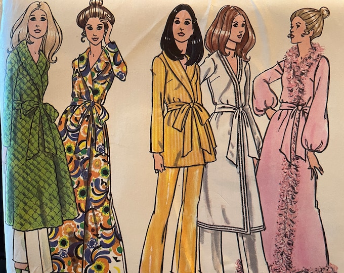 Vintage 1970's Peplum Top With Open Back Pattern---butterick 4301 ...