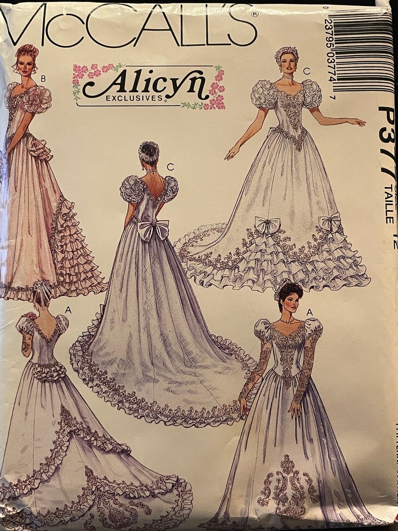 Vintage 1990's Tiered Princess Bridesmaid or Wedding Gown - Etsy