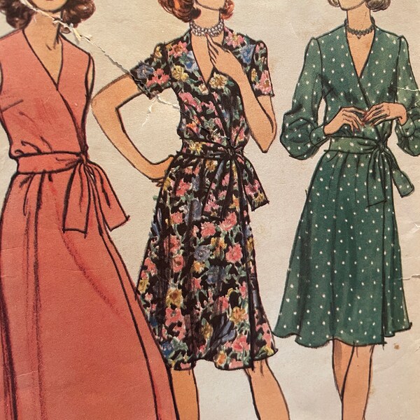 Wrap Dress Pattern - Etsy