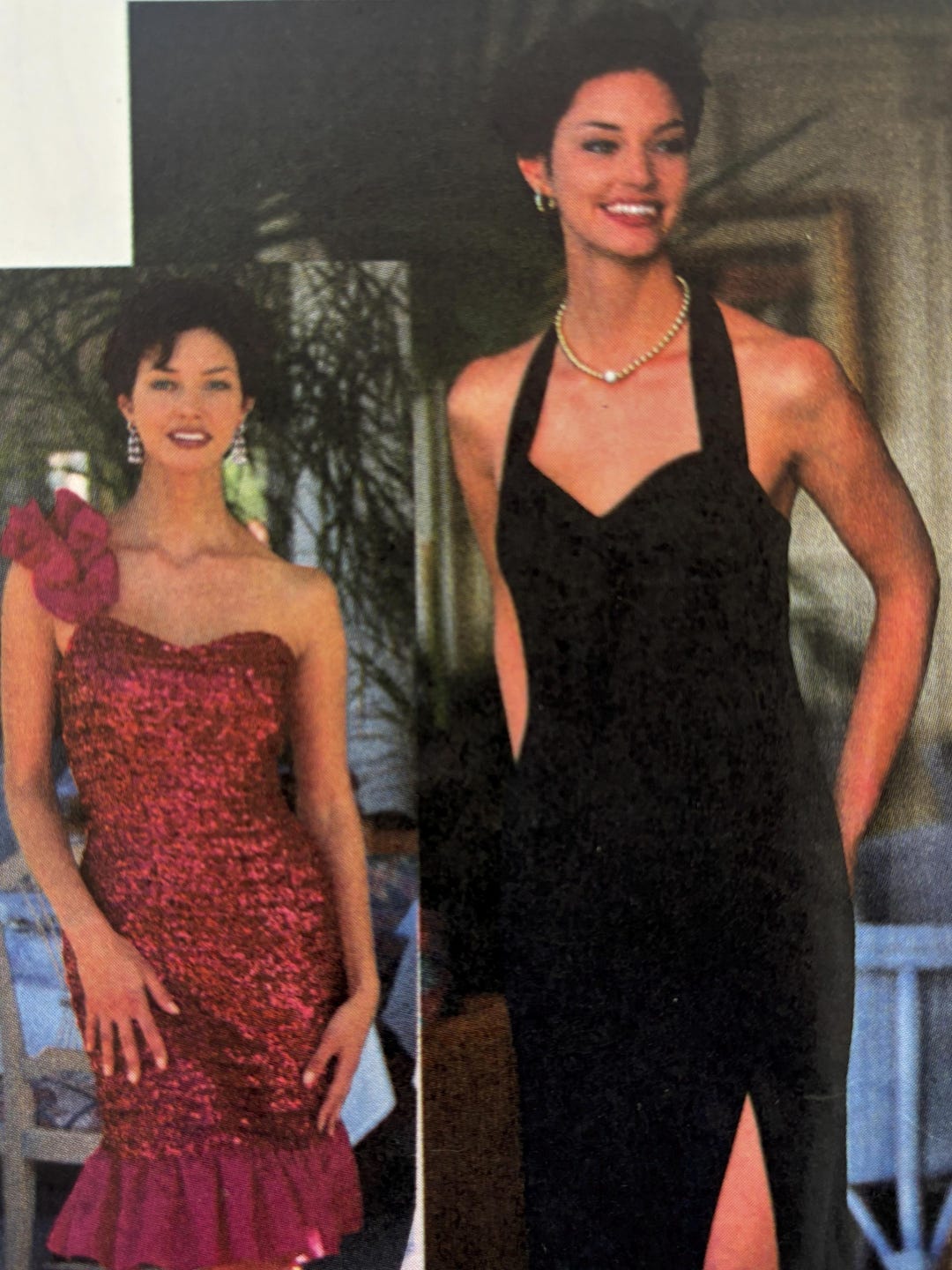 Halter Evening Dress Pattern With Variations---simplicity 8970---sizes ...
