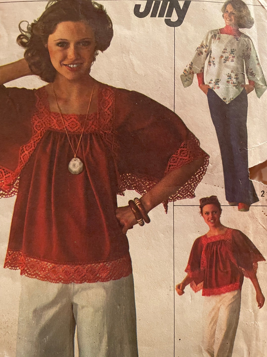 Vintage 1970's Easy Smock Top Patternsimplicity - Etsy