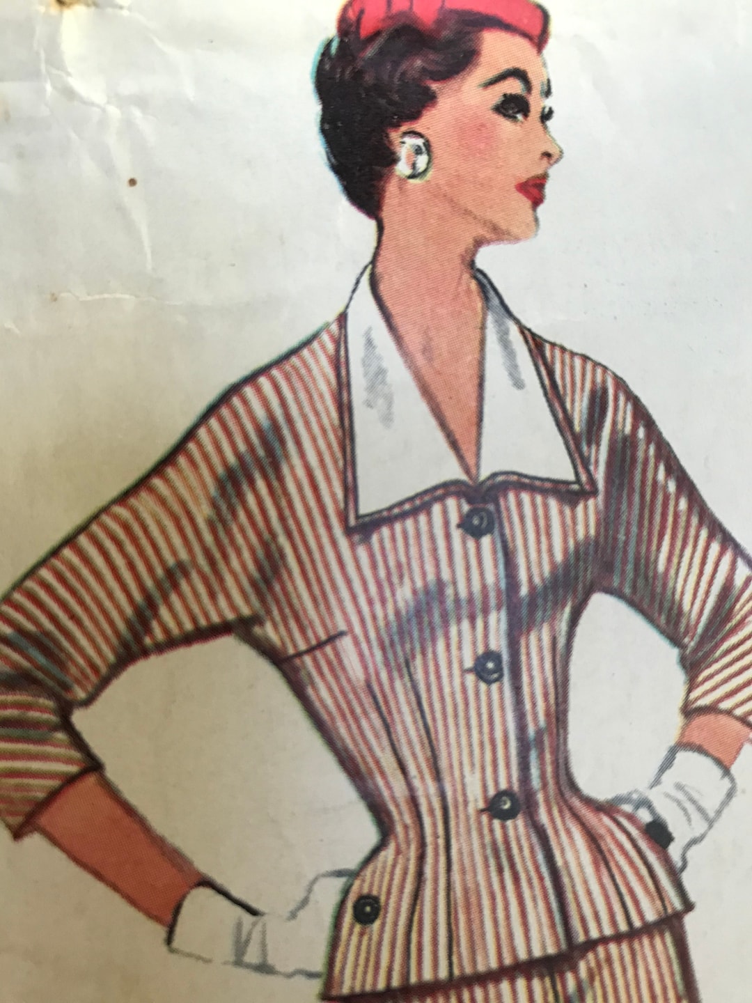 Vintage 1950's Pencil or Flared Skirt and Jacket Pattern---simplicity 4963---size 12 Bust 32 - Etsy