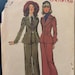 Vintage 1970's Jacket With Puff Sleeves and Cuffed Pants Pattern ...