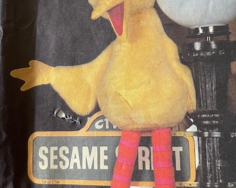 Big Bird Cross Stitch Pattern Only pdf Jpg Files Kids TV - Etsy