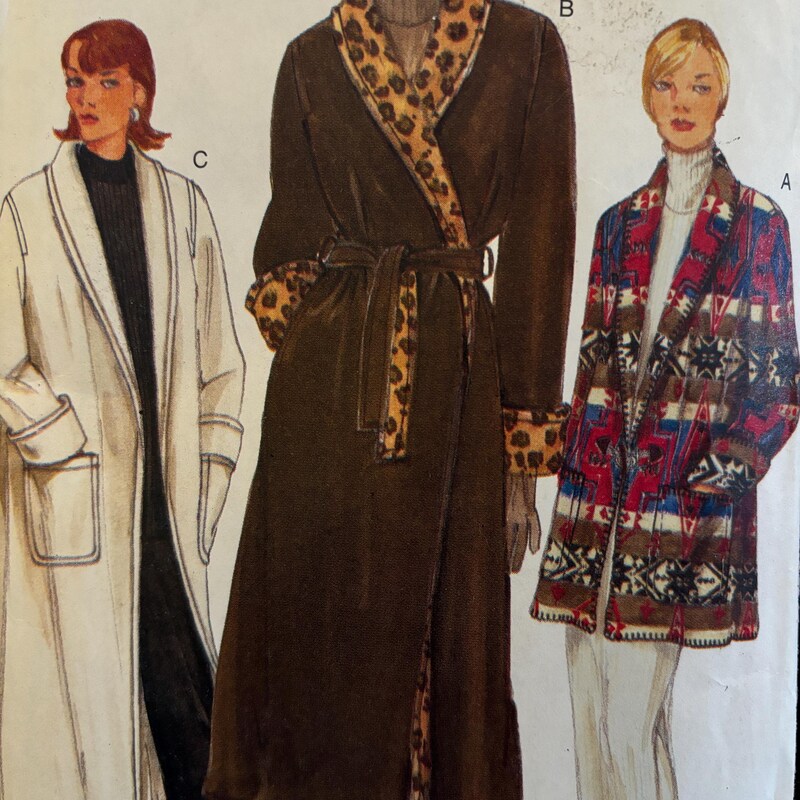 Wrap Coat Pattern - Etsy