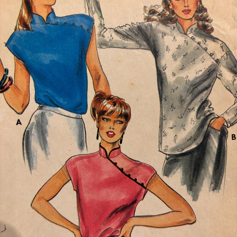Asian Blouse Pattern - Etsy