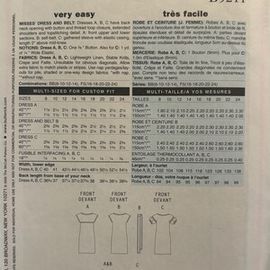 Cute Very Easy Dress Pattern---butterick 5211---sizes 16-24 Bust 38 ...