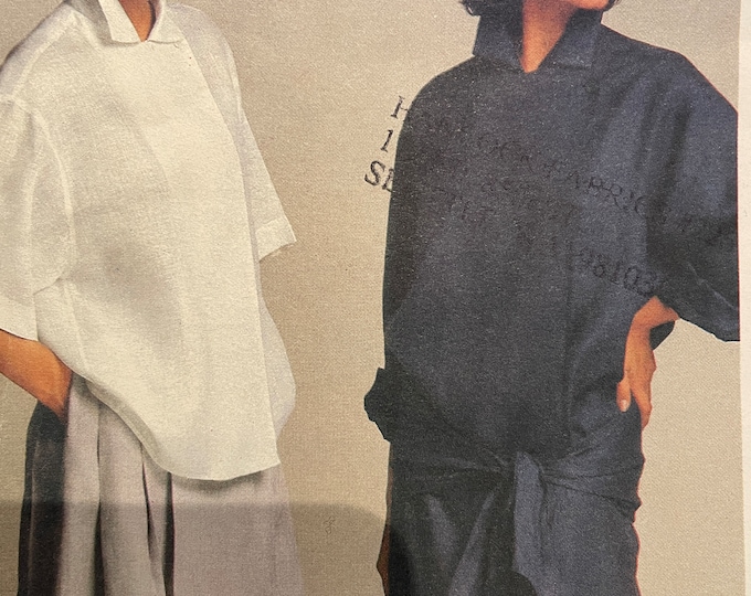 Vintage Perry Ellis Dress, Skirt, and Top Pattern---vogue 1521---size 8 ...
