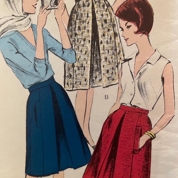 Inverted Pleat Skirt - Etsy