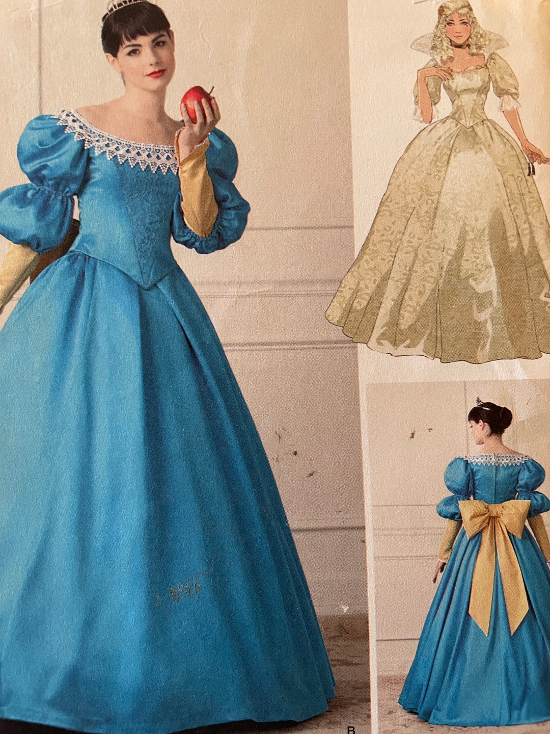 Adult Snow White Costume Pattern---simplicity 1728---sizes 14 Thru 20 ...