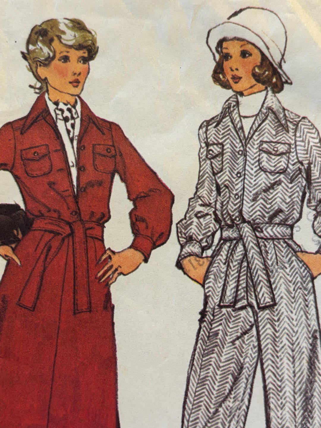 Cute Vintage 1970's Jacket, Pants and Skirt Pattern---simplicity 5891 ...