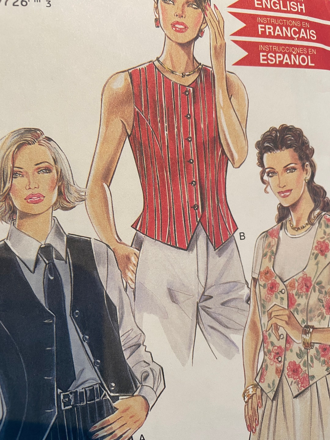 Nice Pattern for Front Botton Vests---new Look 6576---sizes 6 Thru 16 ...