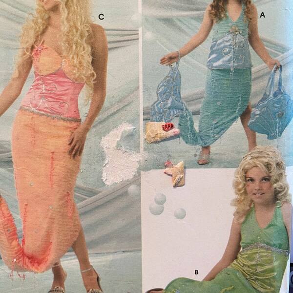 Mermaid Costume Pattern - Etsy