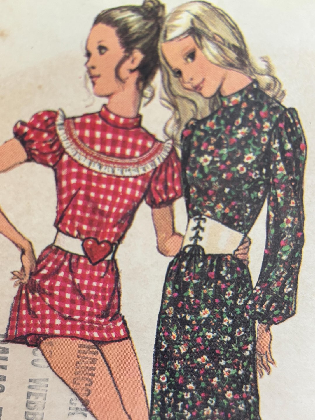 Vintage 1970's Bloomers, Tunic, Maxi Dress and Mini Dress Pattern ...