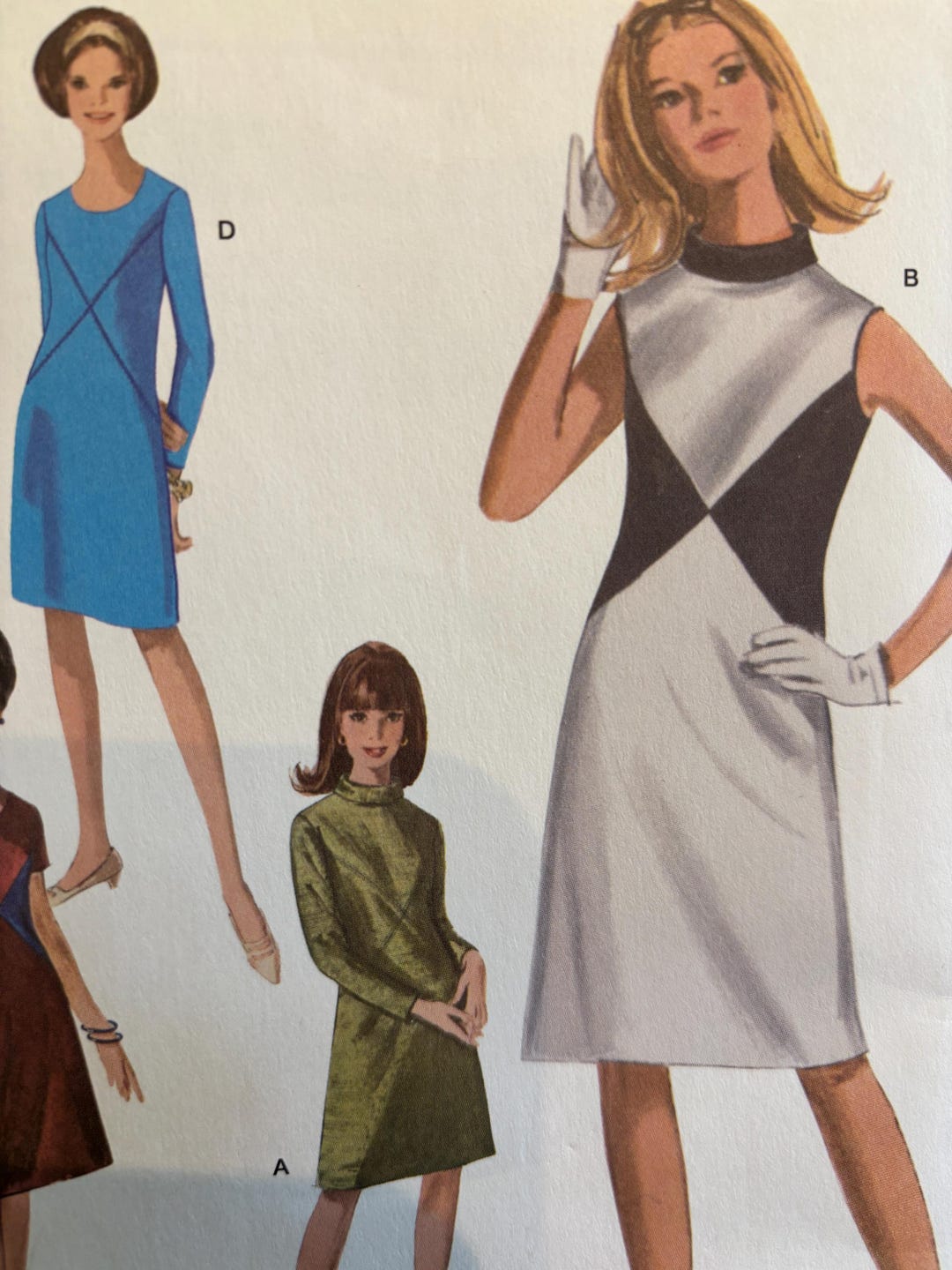 Retro Style A-line Sheath Dress Pattern---simplicity 1012---sizes 10-18 ...