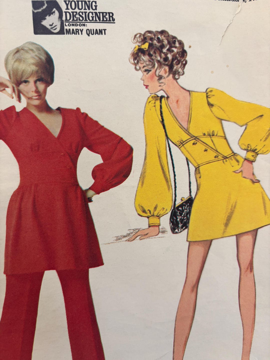 Fabulous Vintage 1960's Dress Pattern by Mary Quant---butterick 5509 ...