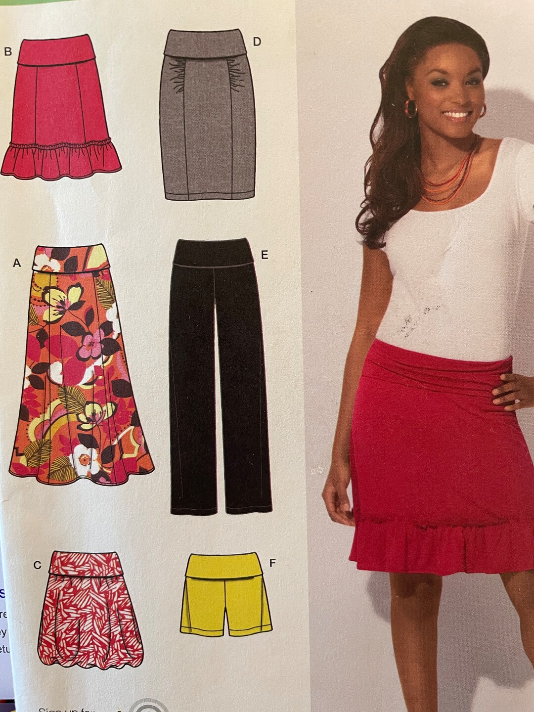 Nice Set of Knit Skirts, Pants or Shorts---simplicity 2608---sizes 4-12 ...
