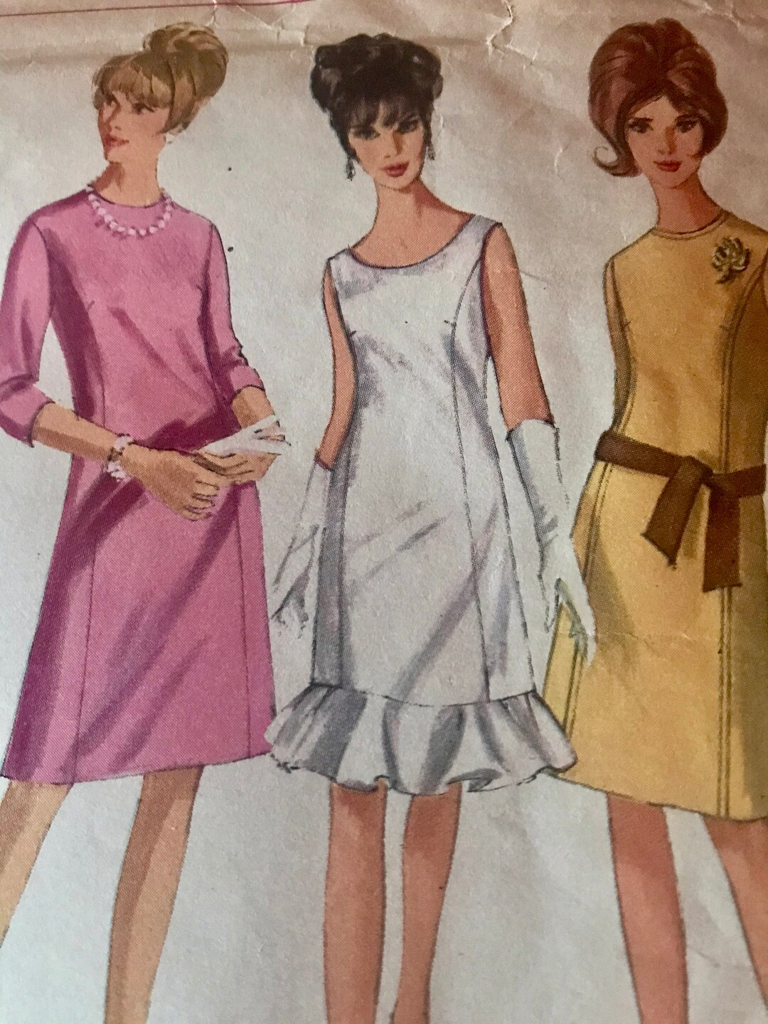 Cute Vintage Little Black Dress, A-line Princess Seamed Sheath With ...