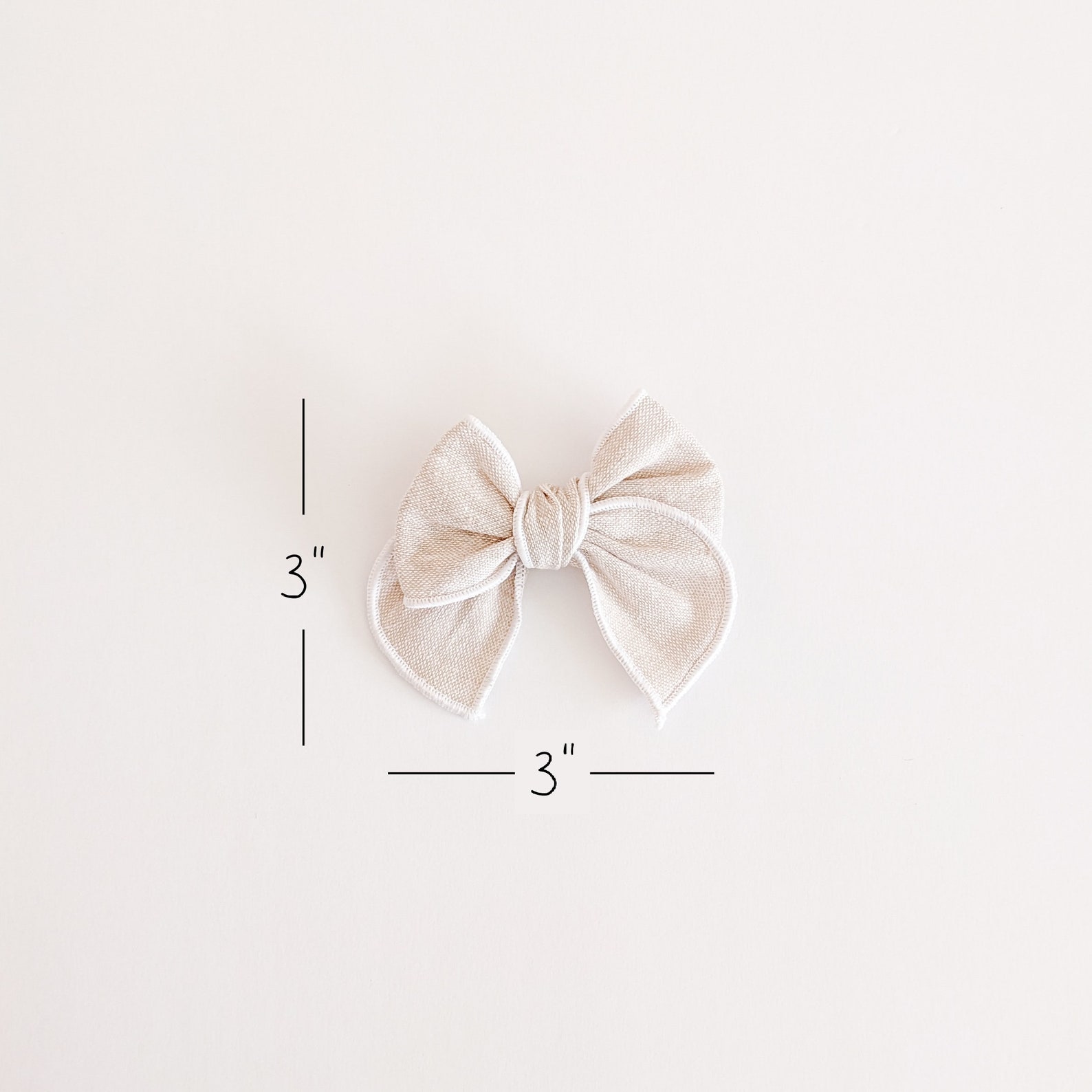 Oat Small Fable Bow, Summer Baby Bow, Baby Girl Headbands, Neutral ...