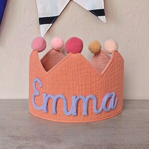 Birthday Crown With Name, Custom Birthday Party Crown With Baby Name ...