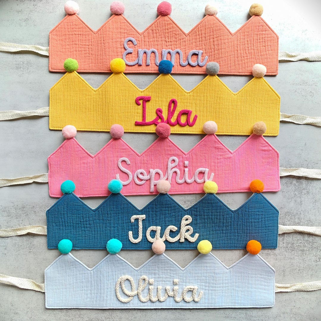 Handmade Crown for Kids, Children's Birthdays Crown, First Birthday ...